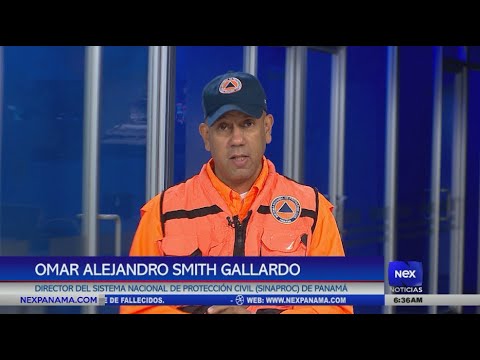 Omar Smith de SINAPROC nos habla de la situación climática sobre Panamá ...