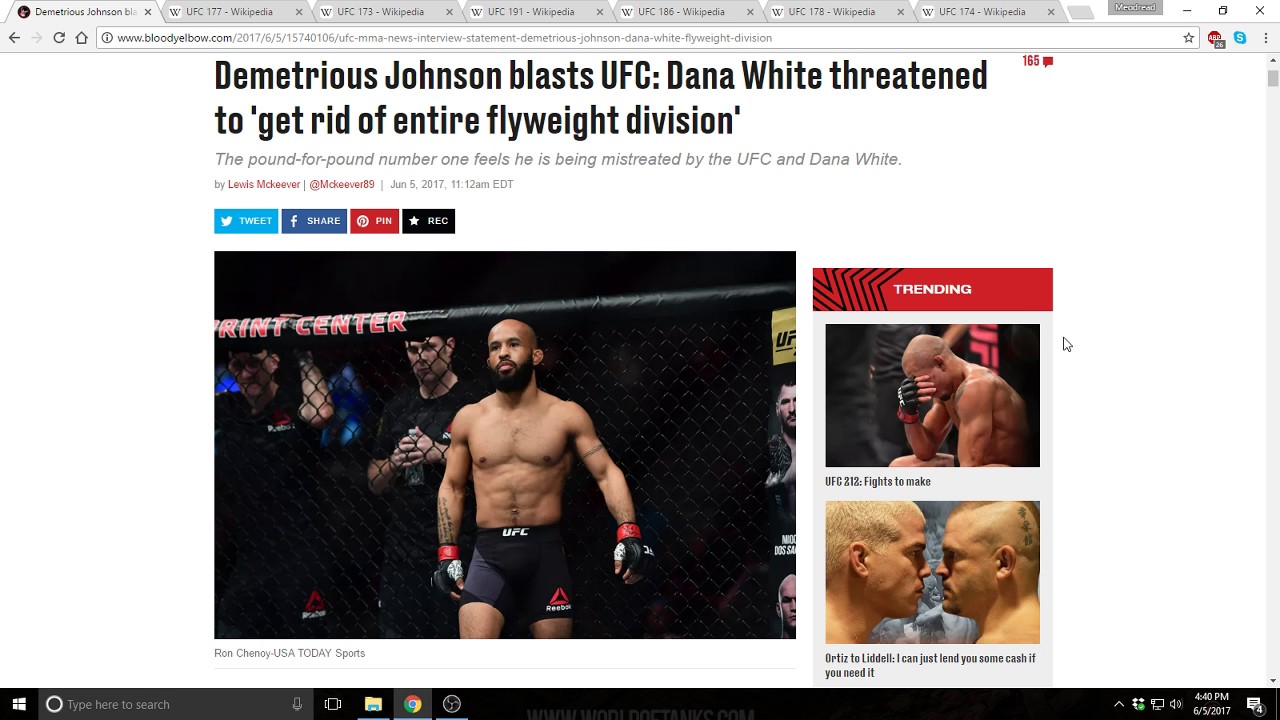 The UFC vs. Mighty Mouse - YouTube