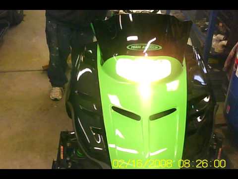 Zrt 800 motor in 1999 ZR 500 Chassis - YouTube