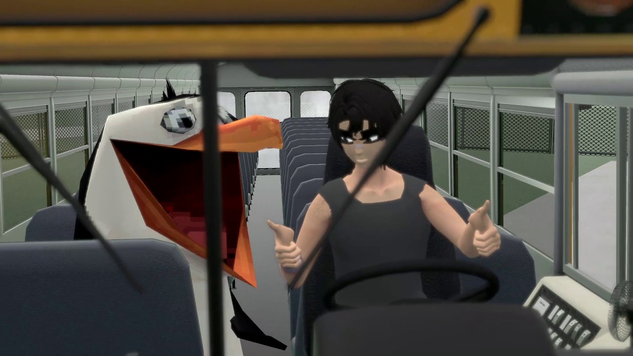 VRChat kids drives a bus - YouTube