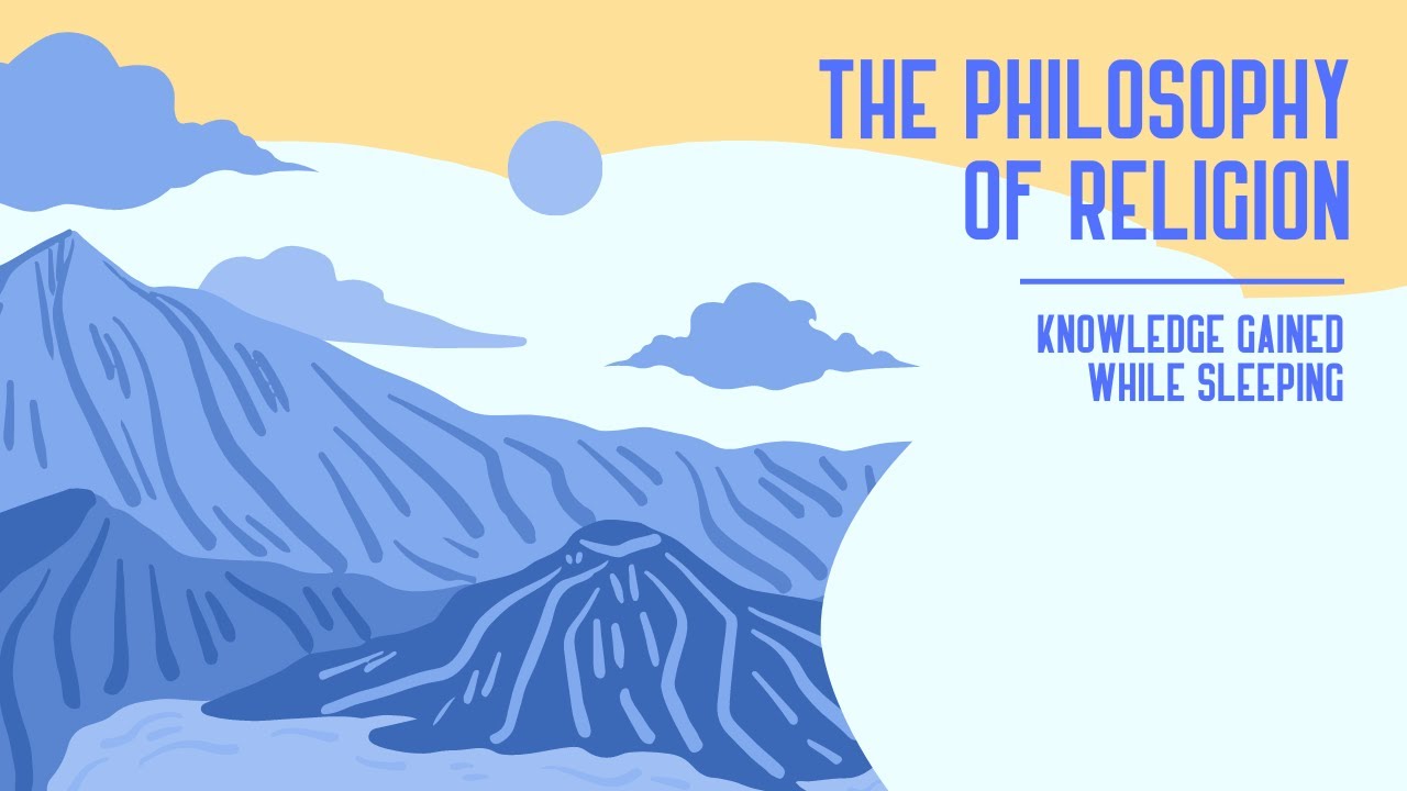 The Philosophy of Religion. Magic that helps you sleep well when you ...