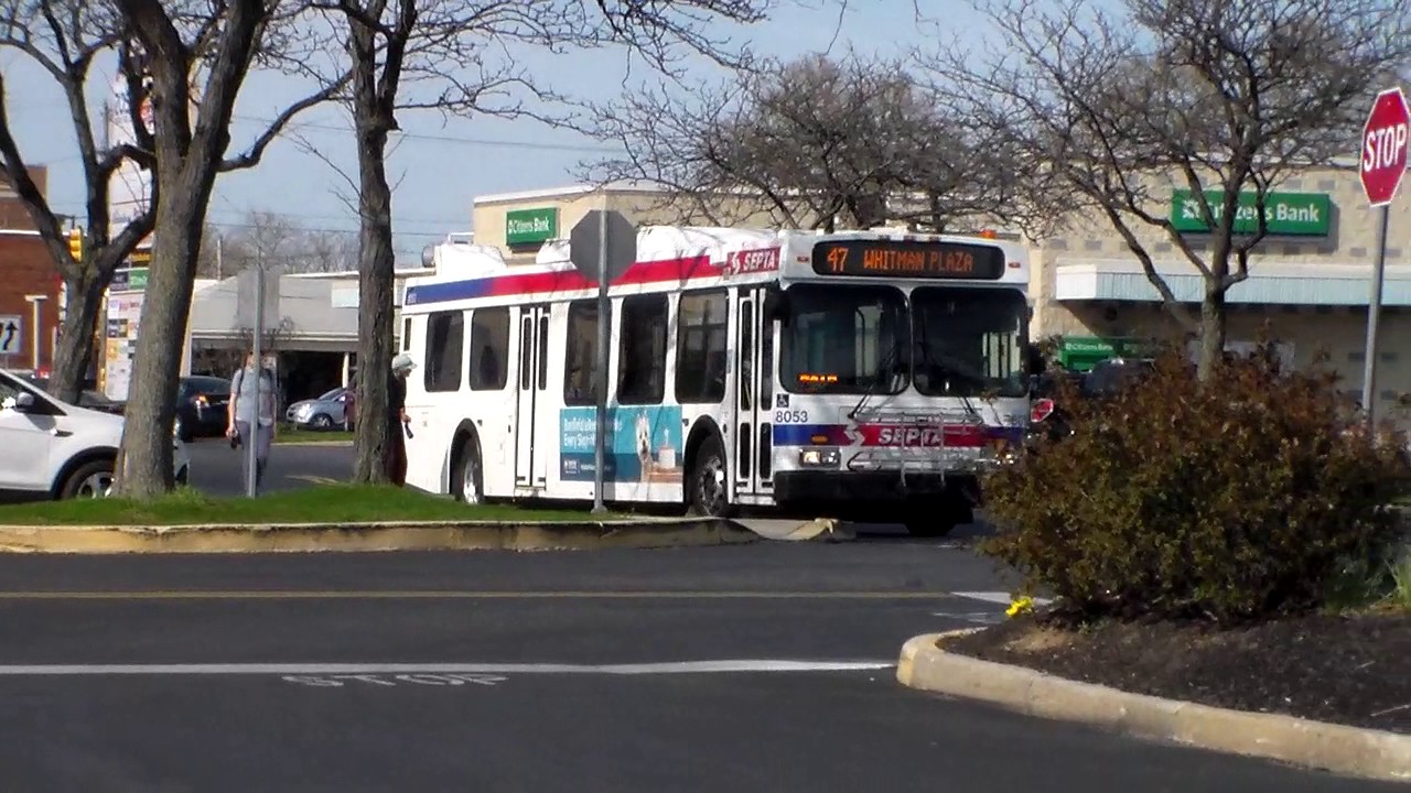SEPTA BUS: NEW FLYER D40LF 8053 ON ROUTE: 47 - YouTube