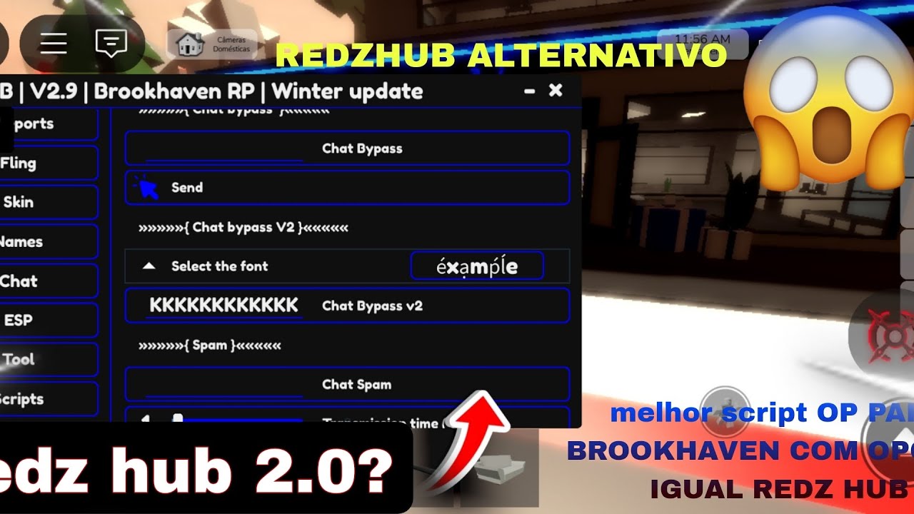 melhor script igual redz hub(redzhub 2.0?) OP E COM Opção BACANA, LINK ...