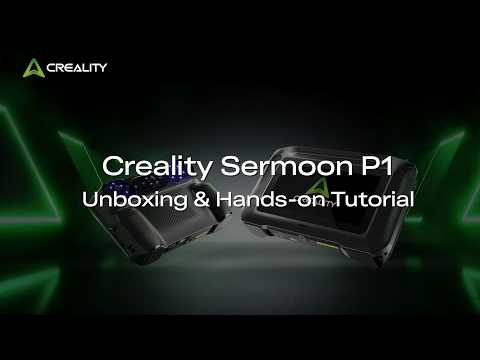 Creality Sermoon P1 Unboxing & Hands on Tutorial