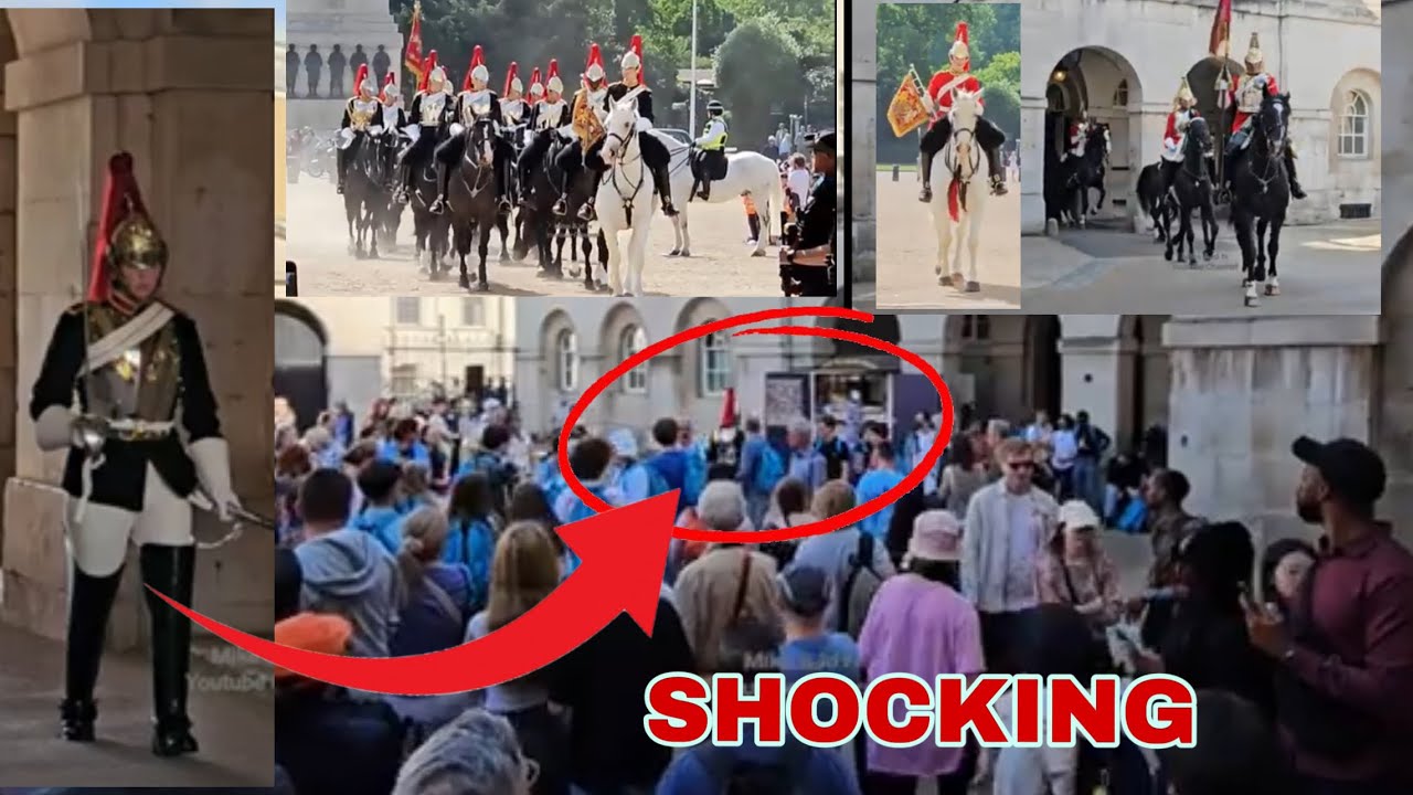 First Day On Duty Female Kings Guard Shouts Loud Tourist Gets Shocked ...