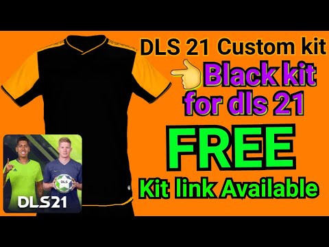 DLS 22 Black Gold Champions kit | Super black kit | Dls 21 Custom kit ...