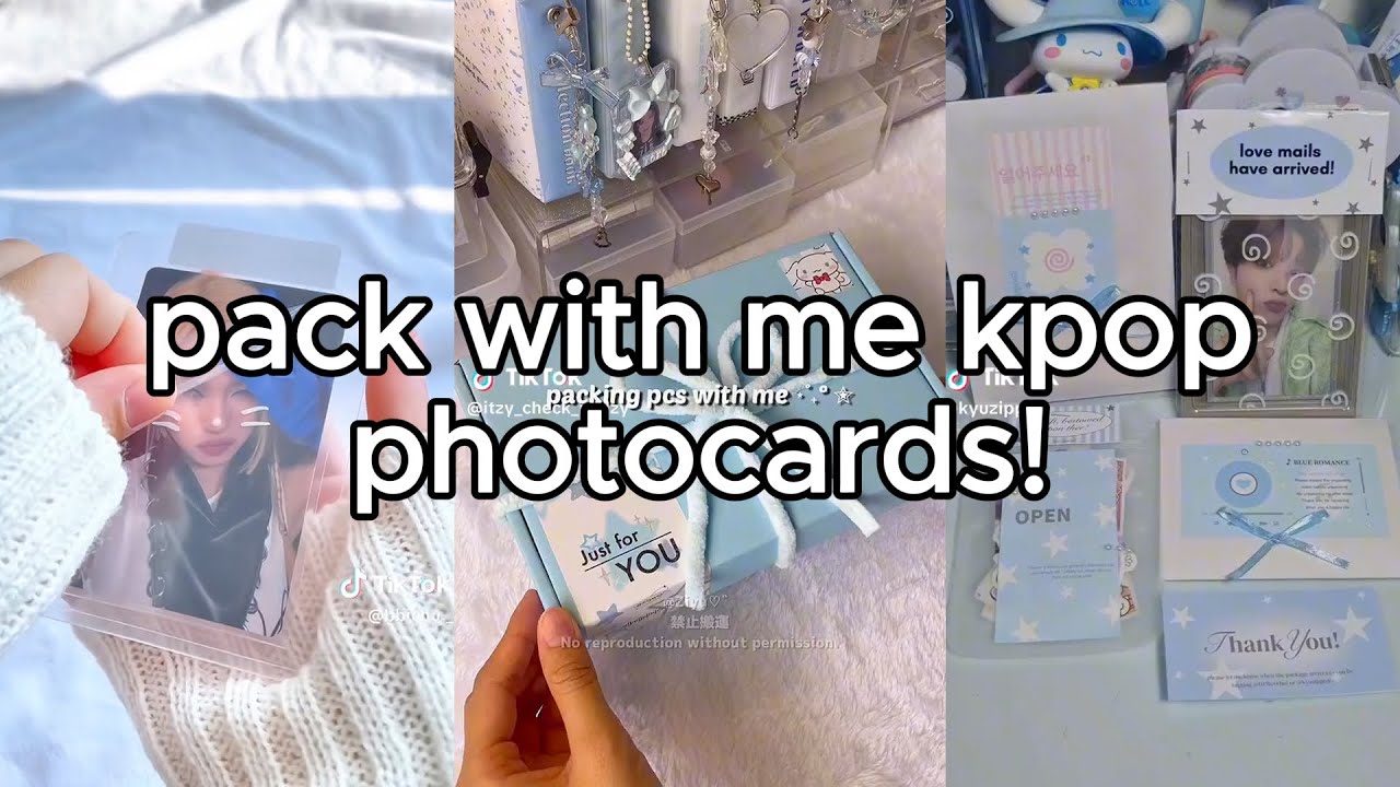 🌟🩷Packing KPOP Photocards! || ASMR TikToks Compilation || Part 13 ...