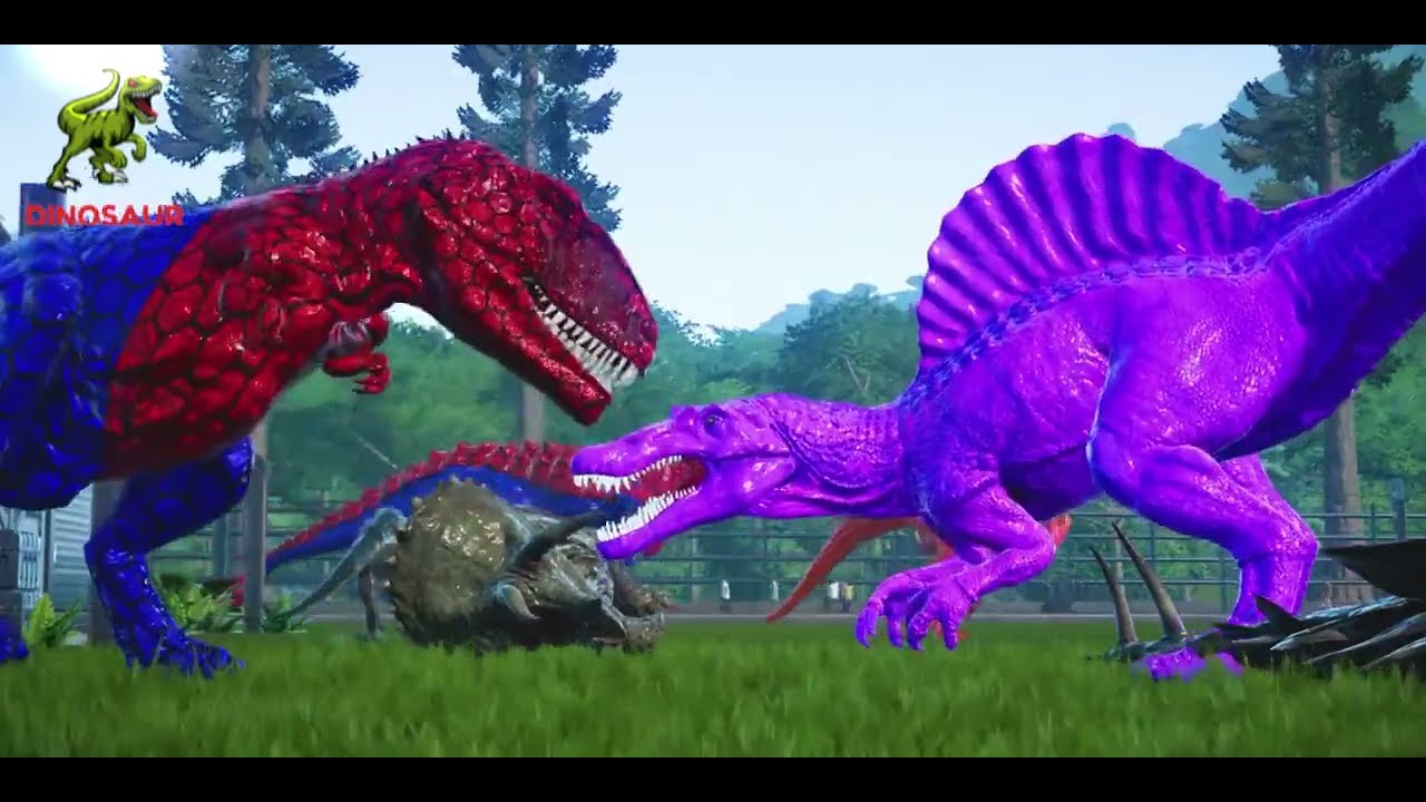 Dinosaurs Arena: T-Rex Struggles for Survival Against Indominus Rex ...
