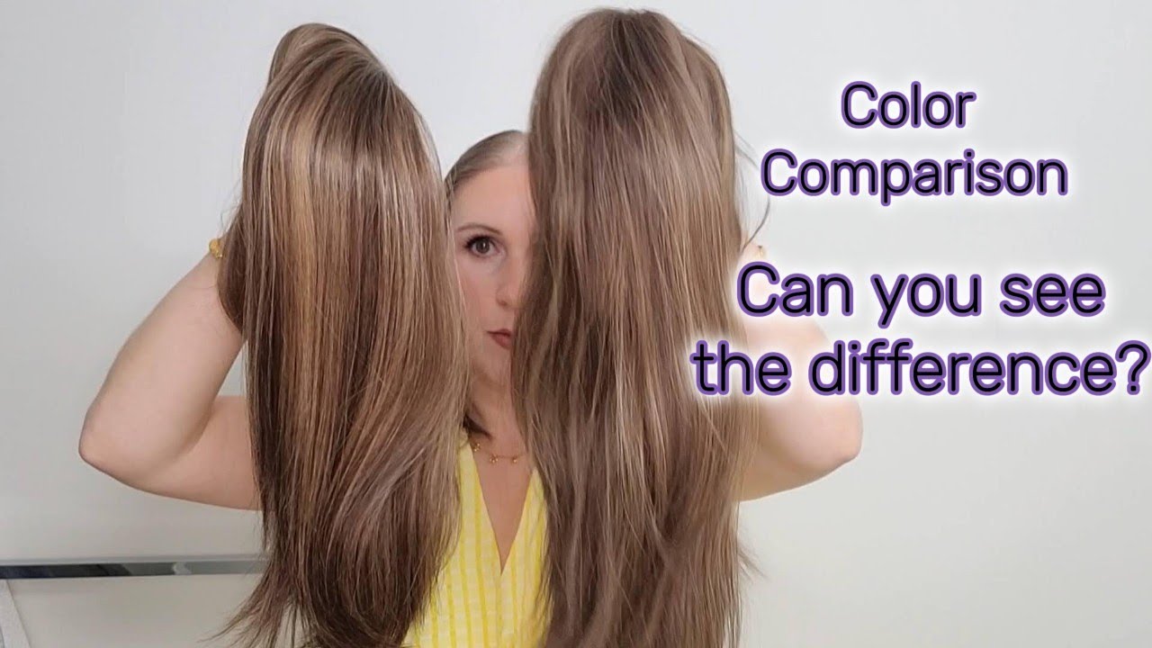 Uniwigs: Light Mousse Brown vs Mousse Brown - YouTube