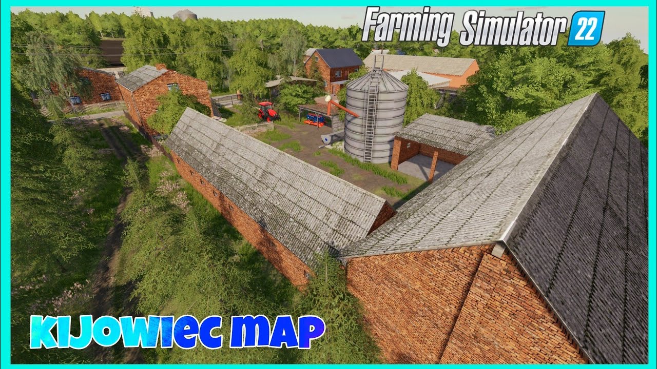 KIJOWIEC MAP - NEW MOD MAP: FARMING SIMULATOR 22 *FLY OVER* - YouTube