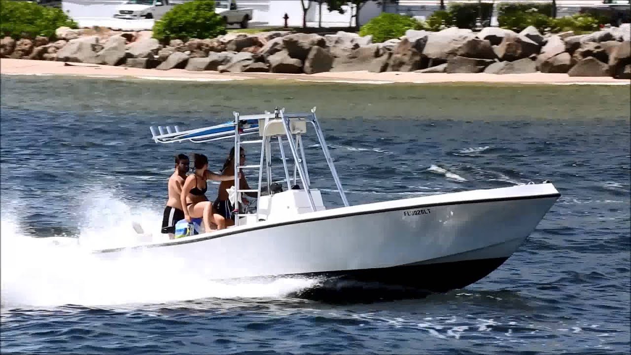 Mako 254 at Fort Lauderdale - YouTube