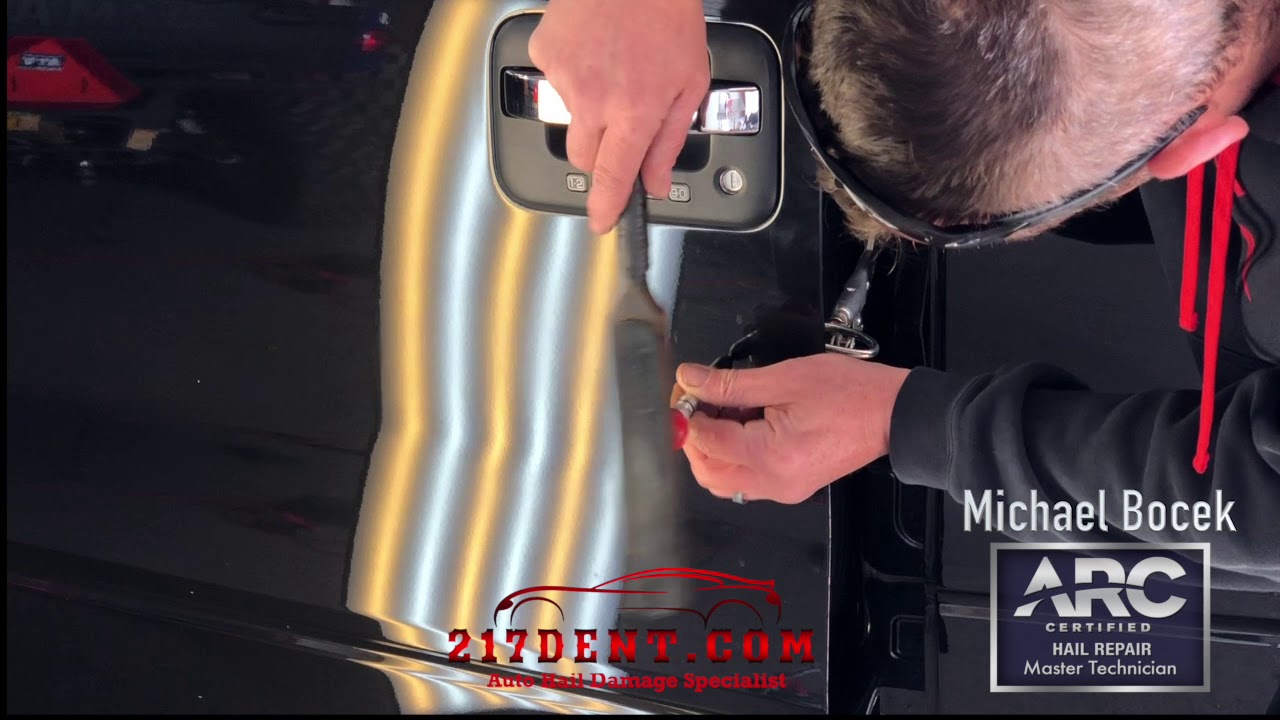 Ford F-150 Dent Repair on Driver Door and Drivers Side Rear Door - YouTube