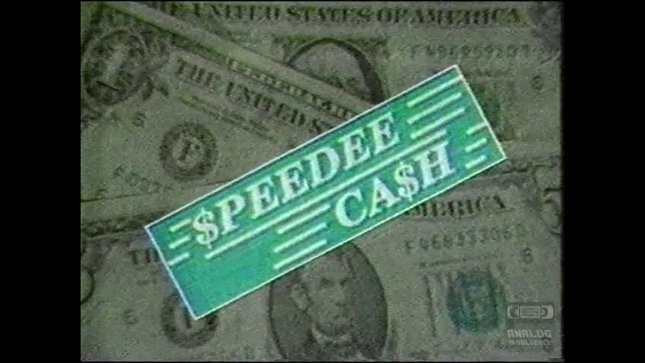 Speedee Cash | Television Commercial | 1996 | Albany Georgia - YouTube