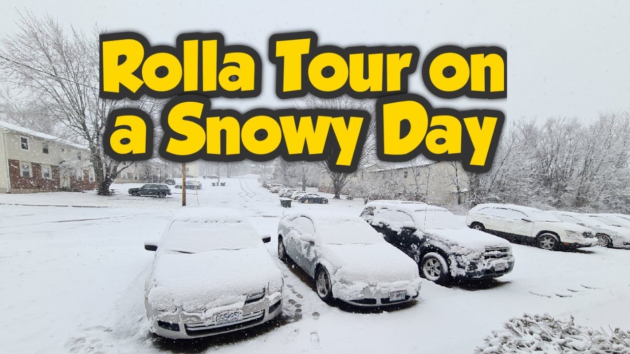 Rolla Tour on a Snowy Day | Rawmood Vlogs | Rolla Missouri - YouTube