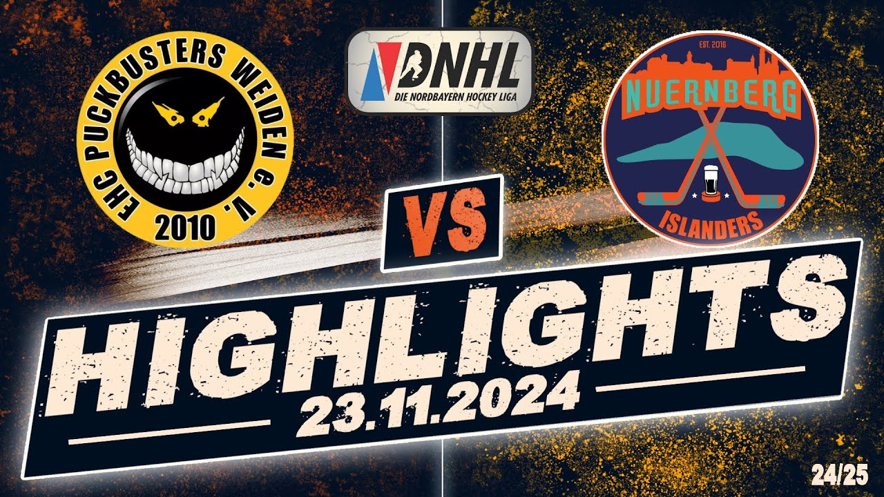 EHC Puckbusters Weiden vs Nürnberg Islanders | 2:3 n.P. | DNHL 7 ...