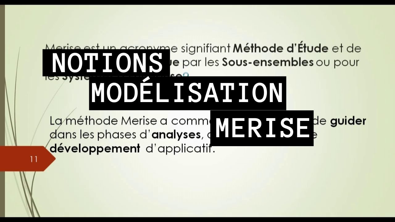 Modélisation Merise : Quelques notions à connaître - YouTube
