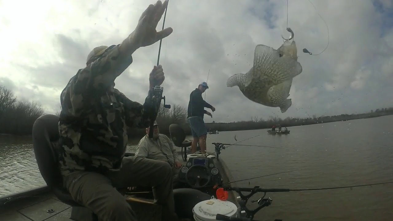 Spider Rig Crappie in the River - YouTube