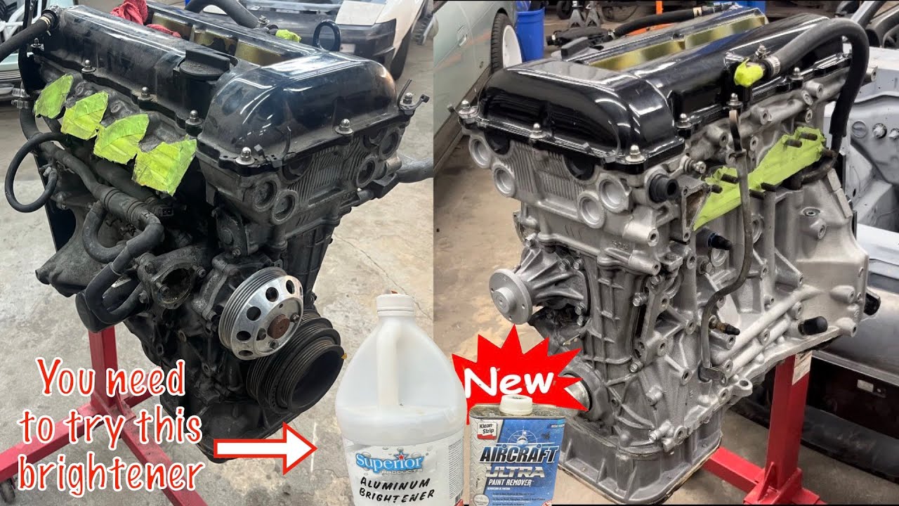 Aluminum Brightening Sr20det BEST engine cleaner & NEW paint stripper ...