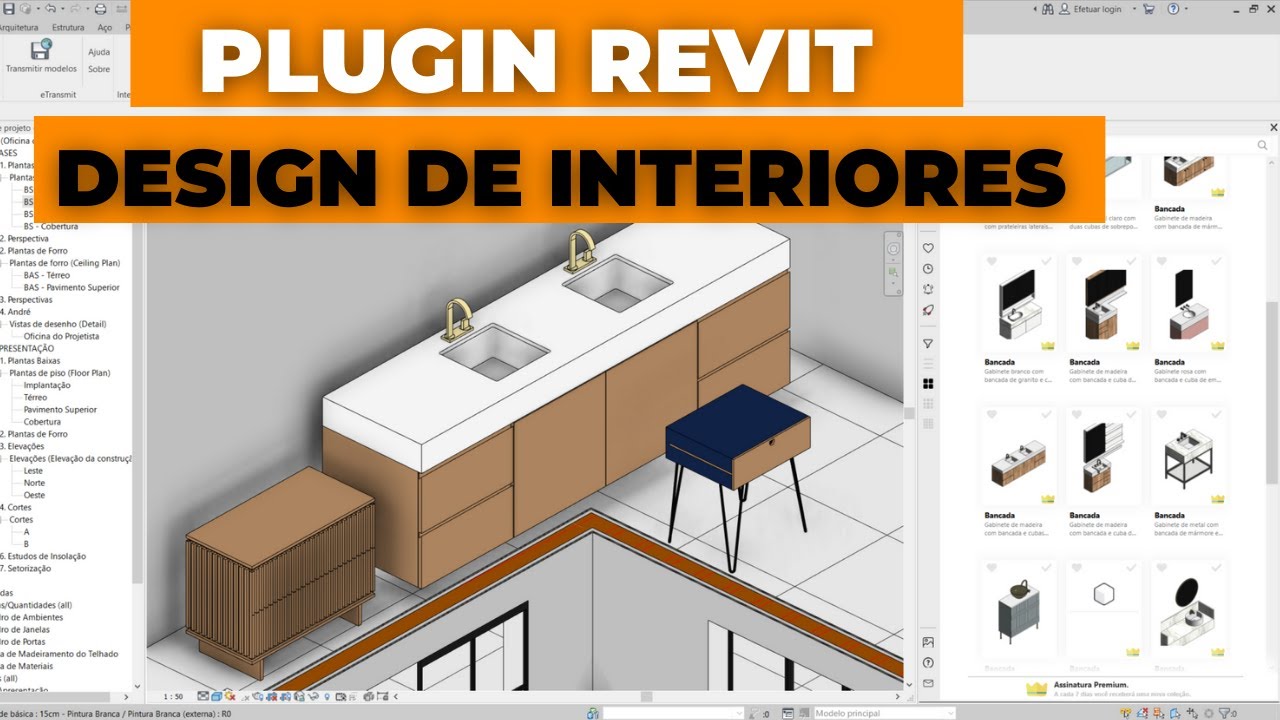 Revit design de interiores - YouTube