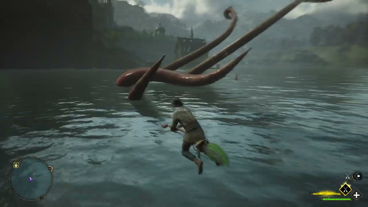 LEGENDARY KRAKEN Spotted Outside Of Castle Hogwarts Legacy Location LEGENDARY KRAKEN Spotted Outside Of Castle Hogwarts Legacy Location