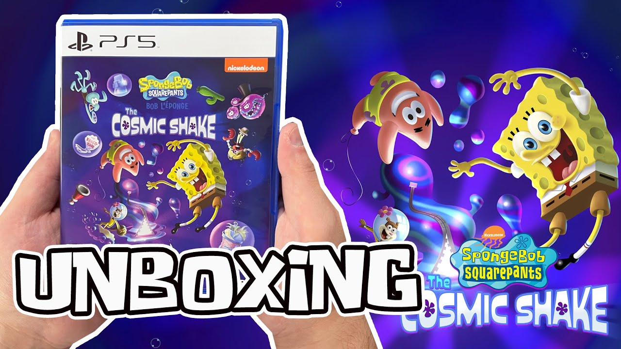 SpongeBob SquarePants The Cosmic Shake (PS5) Unboxing - YouTube