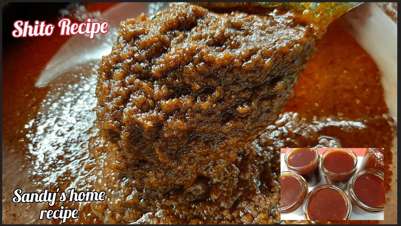 How To Make Authentic Ghana 🇬🇭 Shito/Ghana Black Chilli Oil Sauce ...
