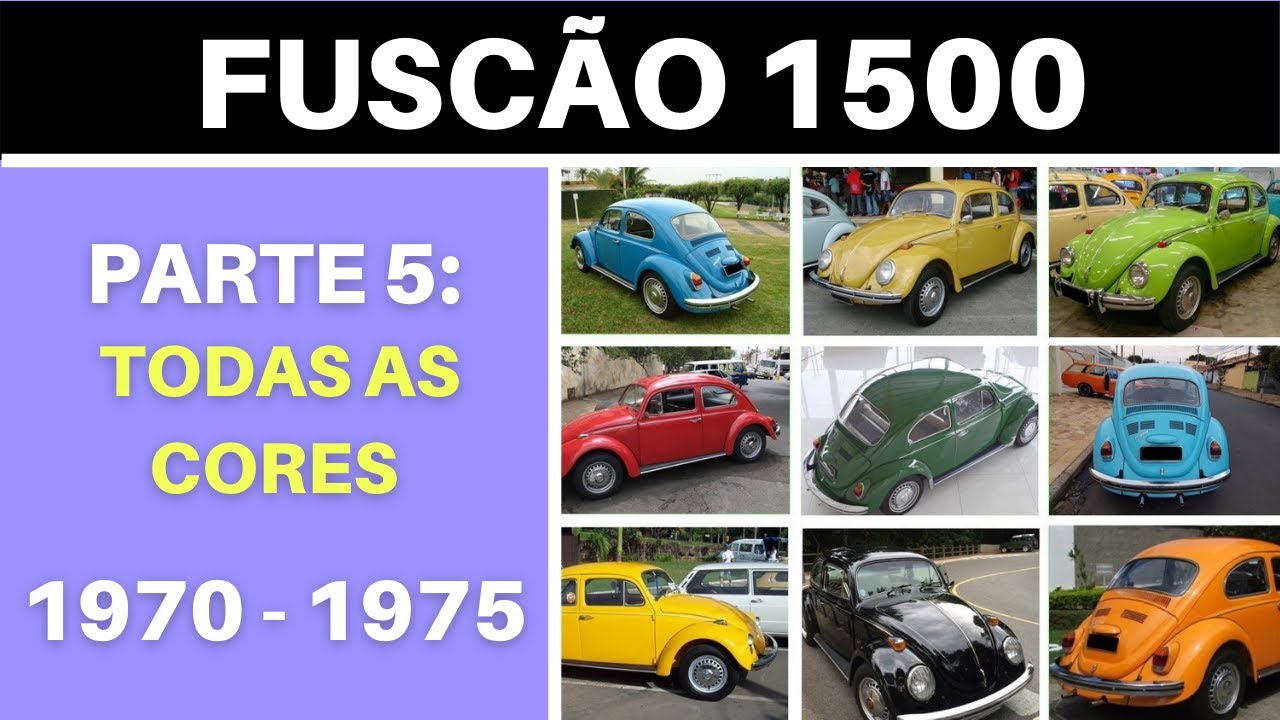 FUSCÃO 1500 - GUIA DE ORIGINALIDADE PARTE 5: OPÇÕES DE CORES - YouTube