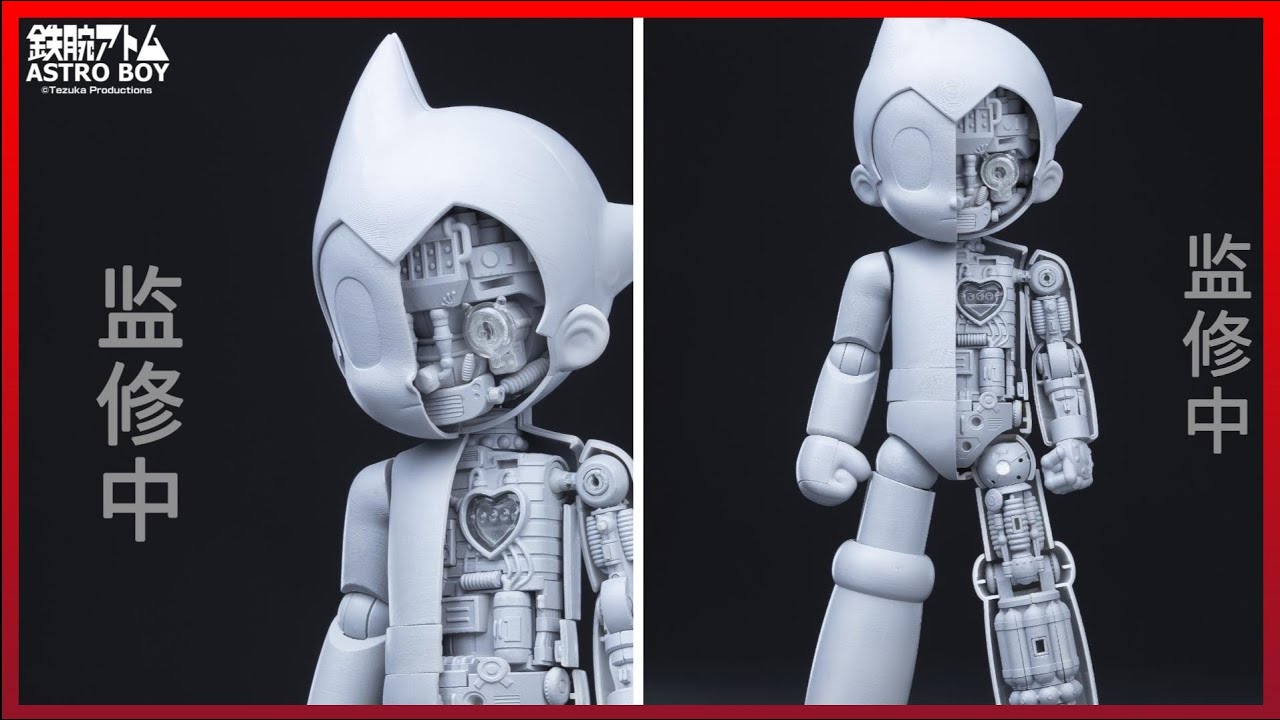 Tron Model Astro Boy (Mighty Atom) Model Kit [Prototype Preview] - YouTube