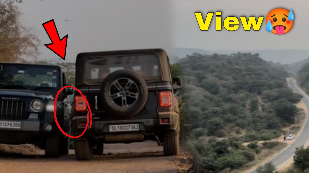 Off roading gone wrong 😰 | Leopard trail Gurgoan | Mahindra Thar 4x4 - YouTube