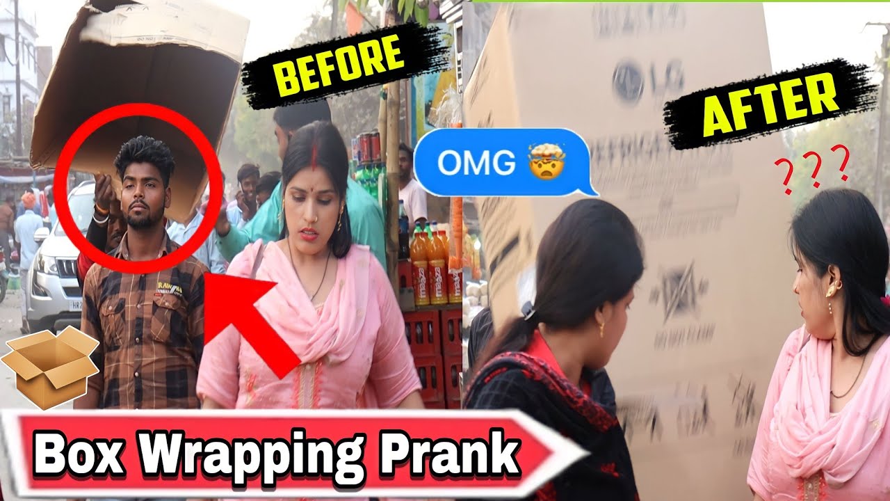 Box Wrapping Prank , Confusing People Prank | Prank Gone Wrong ...