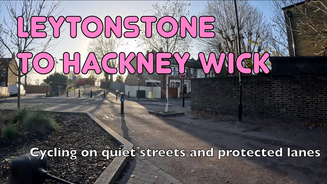 🚲 The easy way to cycle from Leytonstone to Hackney Wick without traffic - YouTube