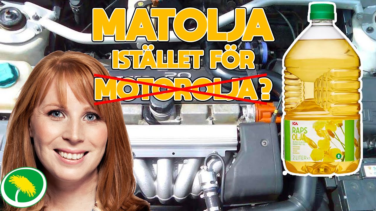 GÅR DET ATT KÖRA MATOLJA I EN BILMOTOR? - YouTube