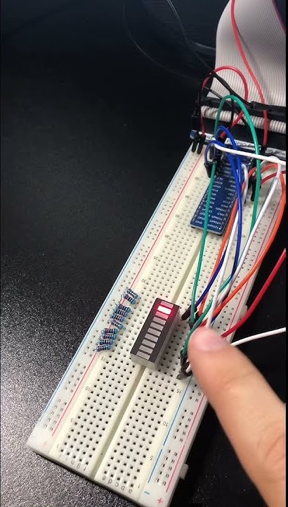 Raspberry Pi LED Bar Graph - YouTube