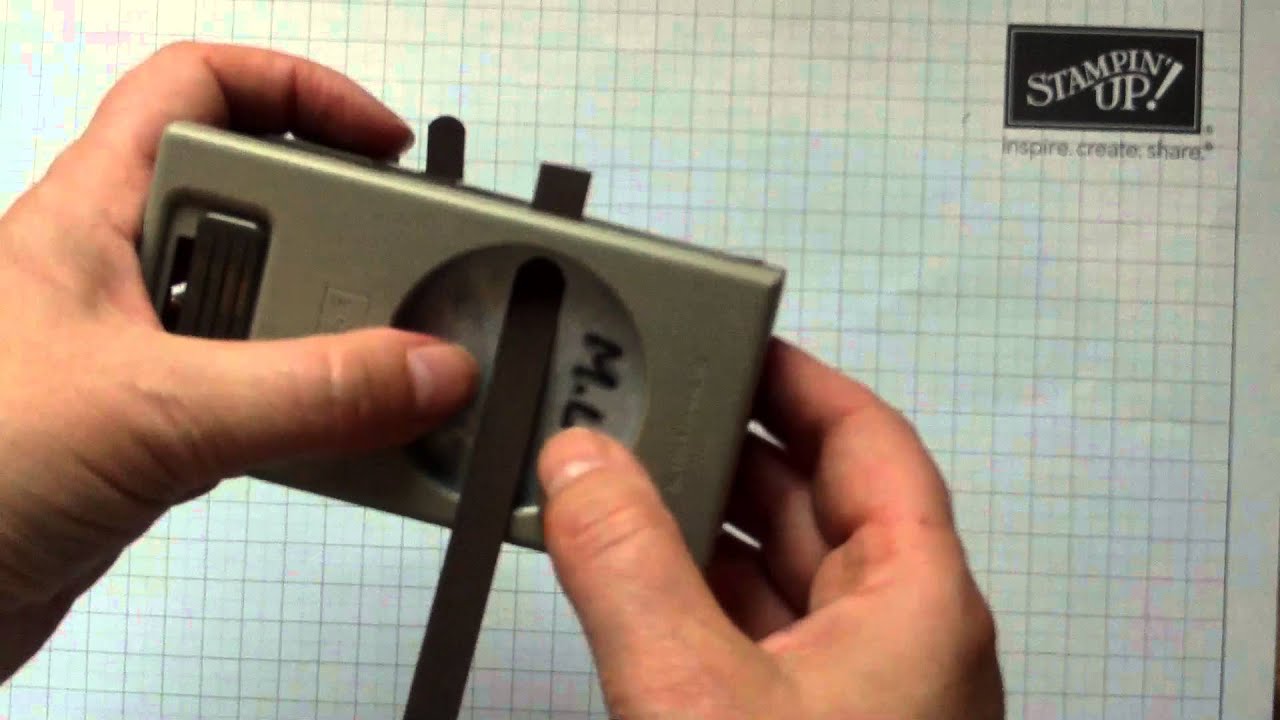 Stampin Up! Word Window Punch - YouTube