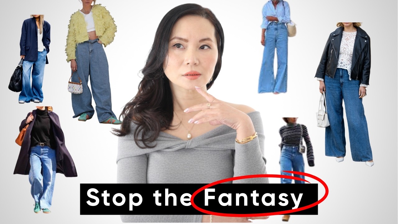 Why 90% Women Look Bad in Wide Leg Jeans (and How to Fix) - YouTube