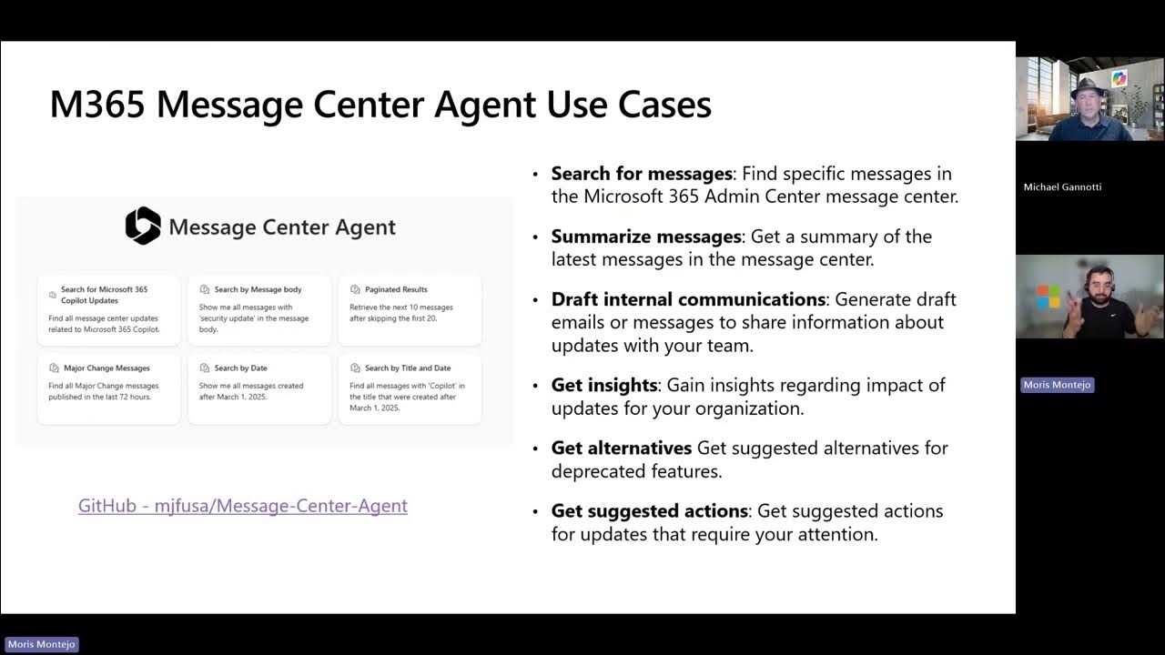 Copilot Agent Solutions Series - M365 Copilot Message Center Agent - YouTube