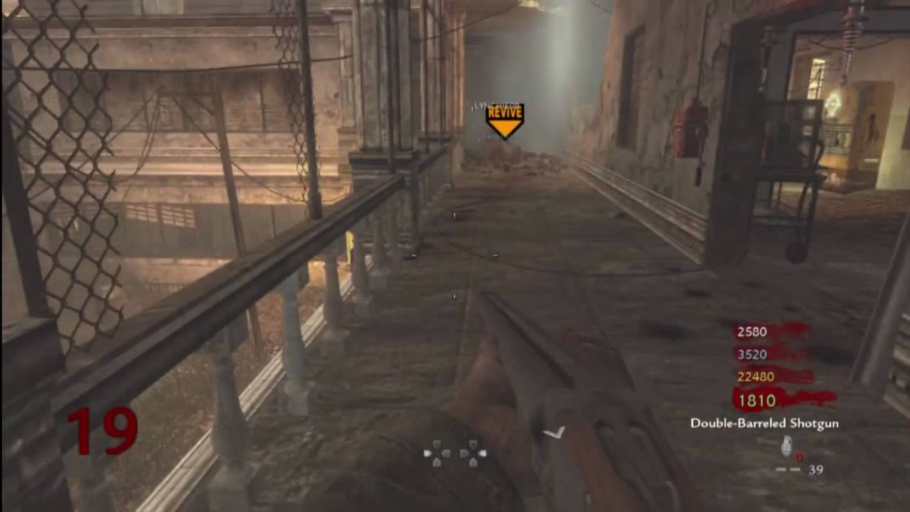 Nazi Zombies: Verrückt Gameplay | Level 19 | 4-Player Co-Op - YouTube