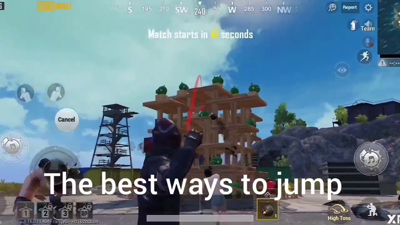 PUBG MOBILE | best ways to jump and stay alive at the start, for ...