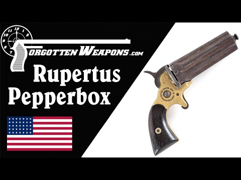 Rupertus Pepperbox: A Sophisticated 8-Shot Rimfire Pocket Gun - YouTube