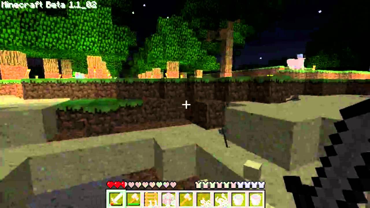 Minecraft 7: Tree farm + Zombies - YouTube