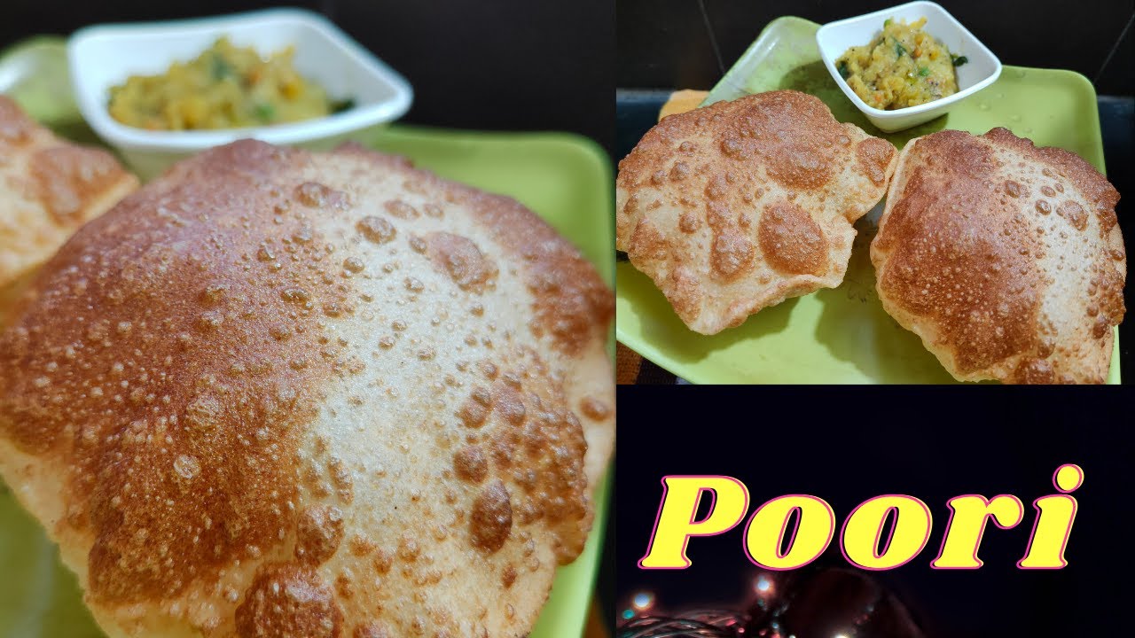 Poori Recipe-How to make Puffy & Soft Poori/Poori Masala - glady's ...
