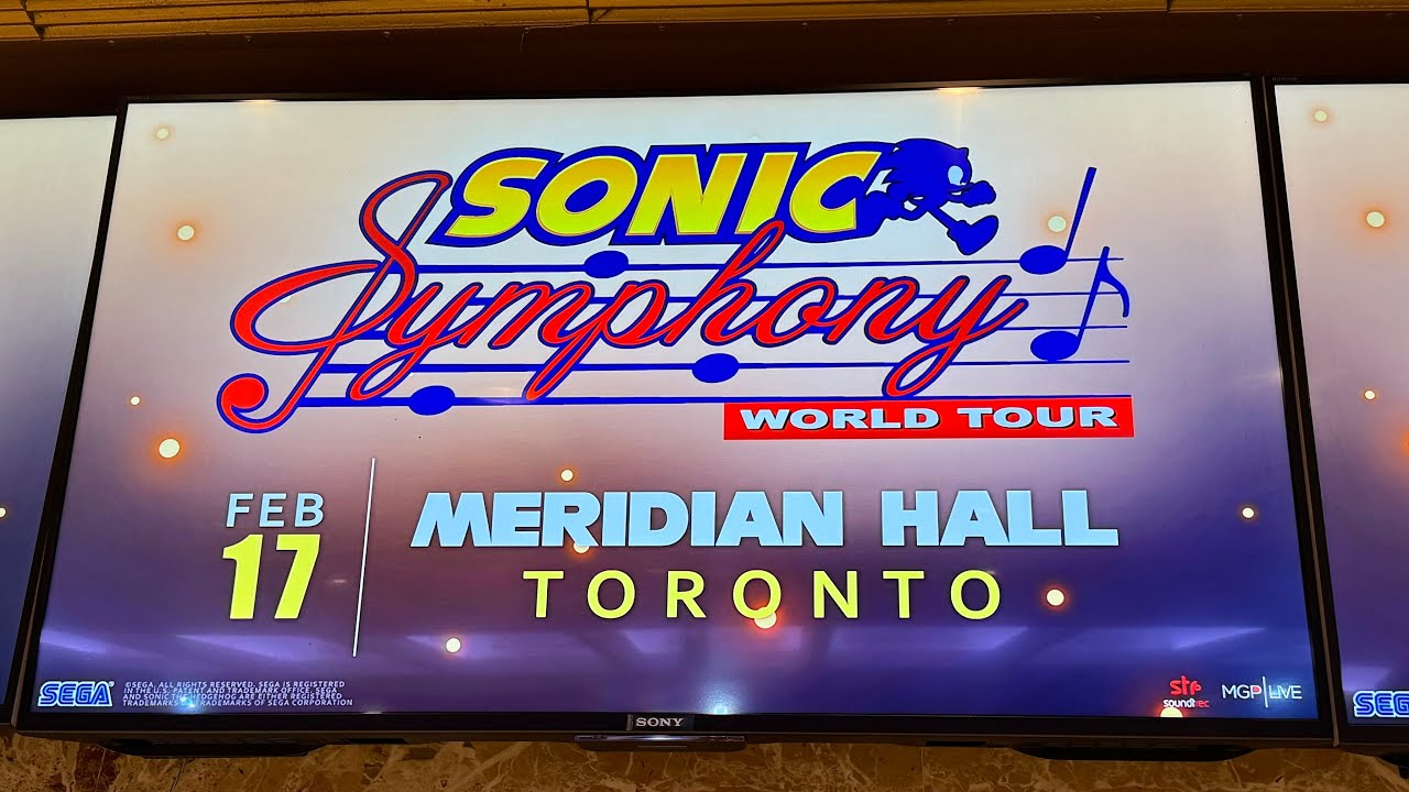Pop Culture Explosion! Sonic Symphony World Tour, Meridian Hall Toronto ...