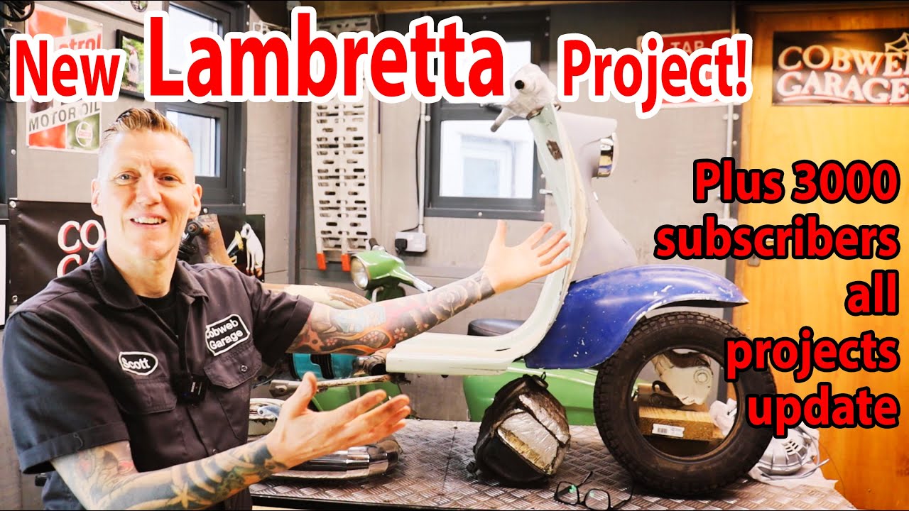 New Lambretta Project Unveiled!!! And 3000 Subscribers update. - YouTube