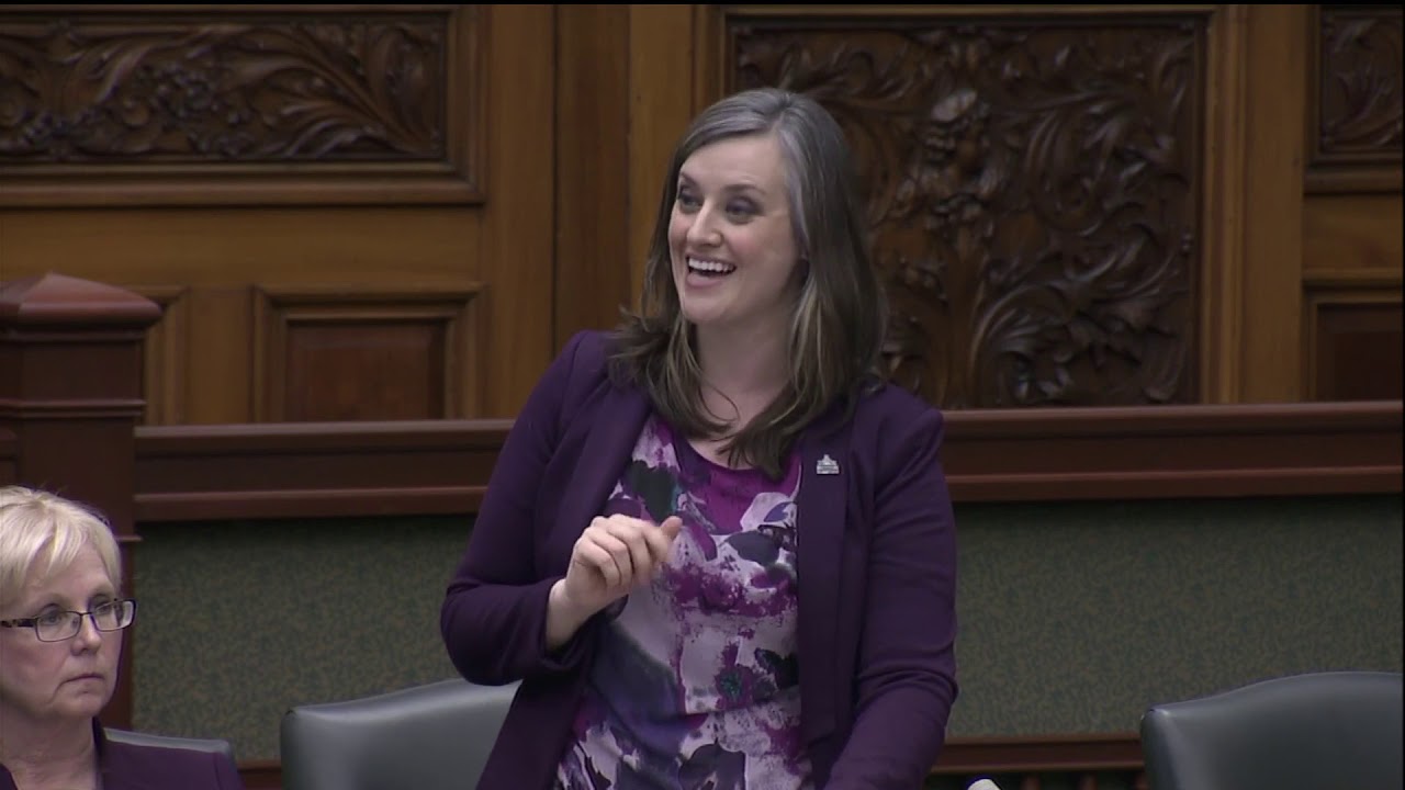 Jennifer French, MPP debates pay transparency legislation - YouTube