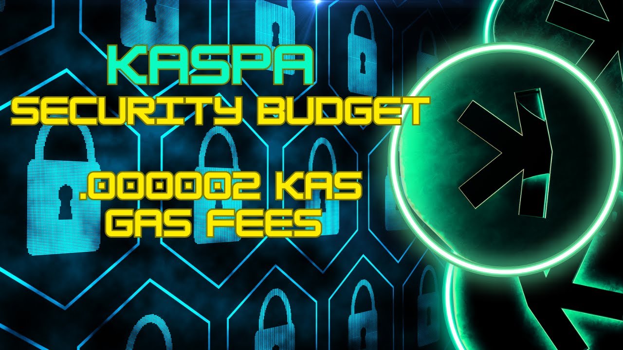 🚨KASPA L2 GAS FEES NEED INCREASING TO HELP SECURITY BUDGET🚨 - YouTube