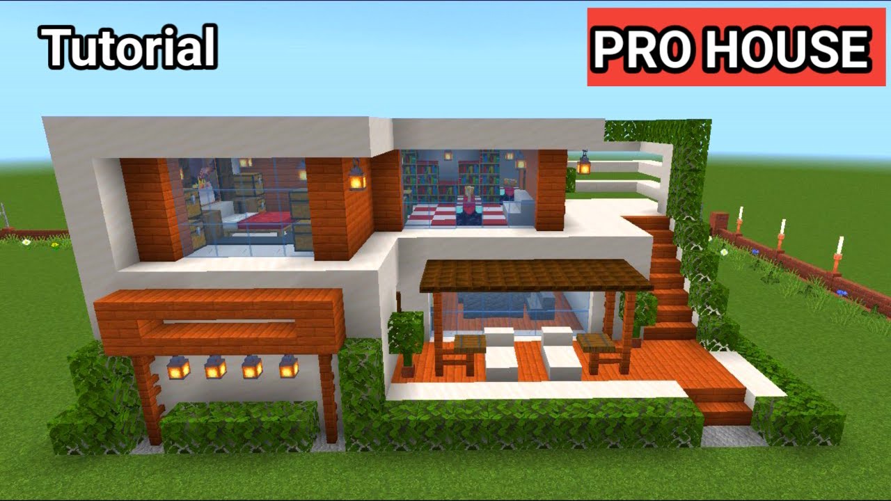 Minecraft PRO House build | pro house in Minecraft | Minecraft Modern ...
