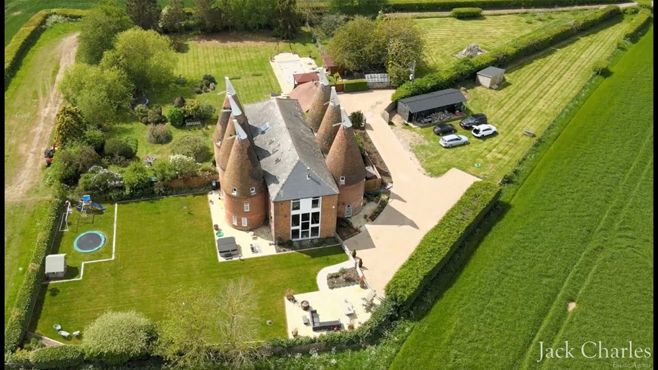 Stunning Oast House in 2 Acres - YouTube