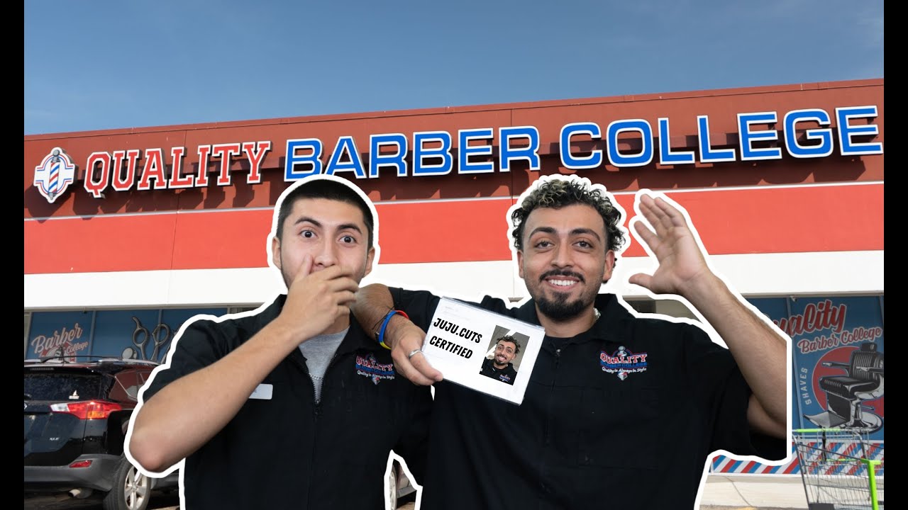 DAY IN THE LIFE AT BARBER COLLEGE - YouTube