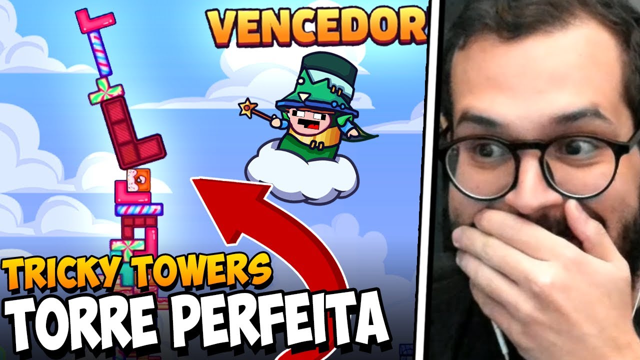 GANHANDO COM UMA TORRE PERFEITA | TRICKY TOWERS - YouTube