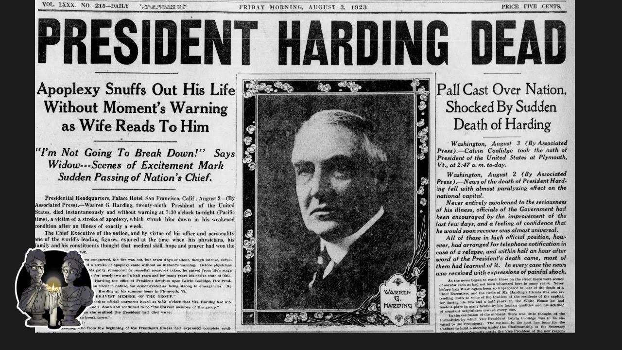 The Mysterious Death of President Harding | Remember, Remember History ...